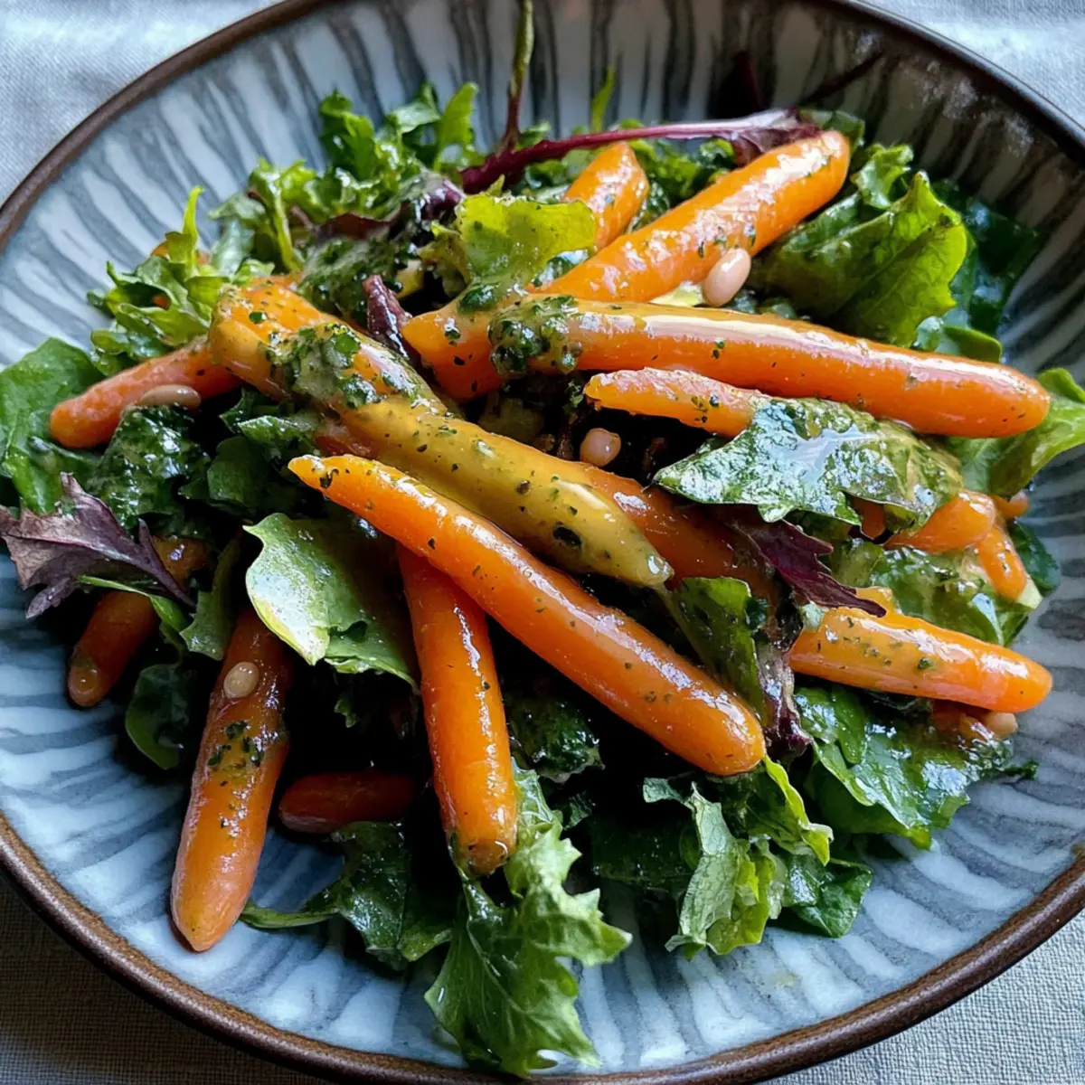 Karotten und Gemüse mit Dilly-Bohnen-Vinaigrette – Einfach lecker!
